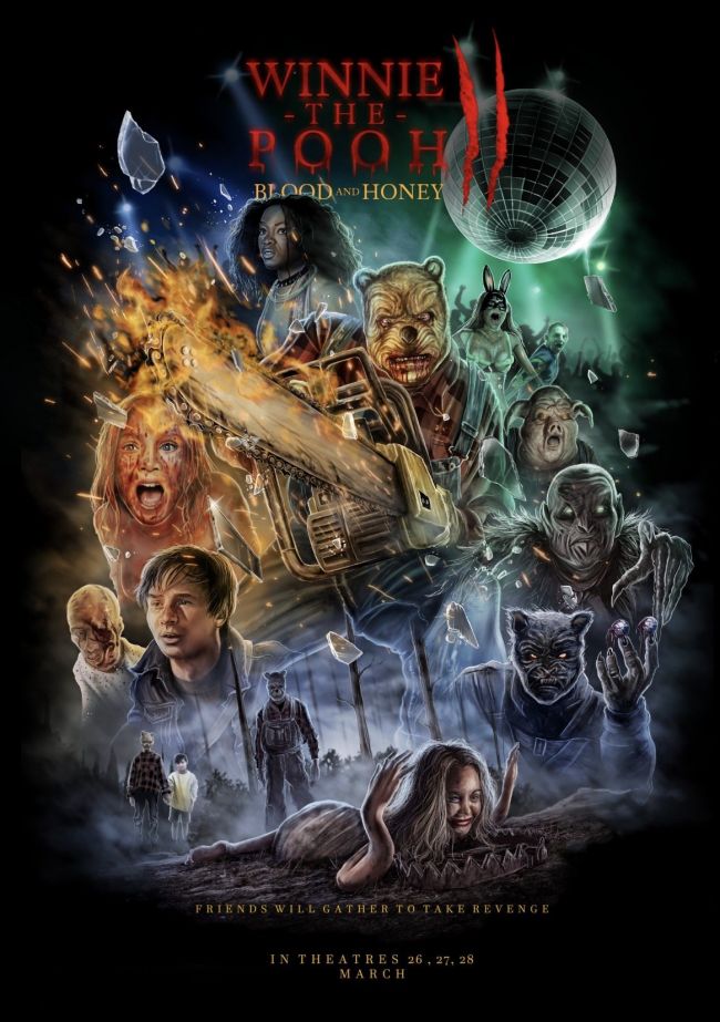 Winnie the Pooh goes wild with a chainsaw in the poster for Blood and ...