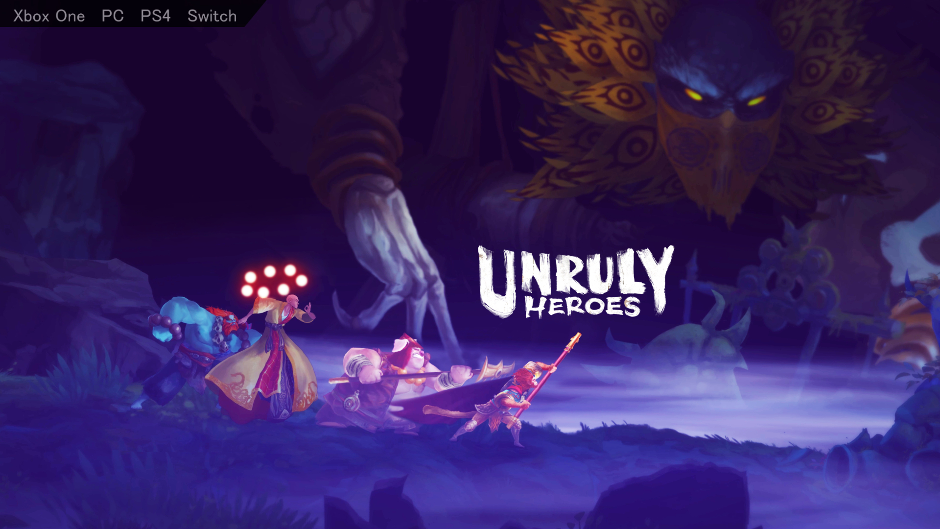 Beautiful 2D platformer Unruly Heroes unveiled