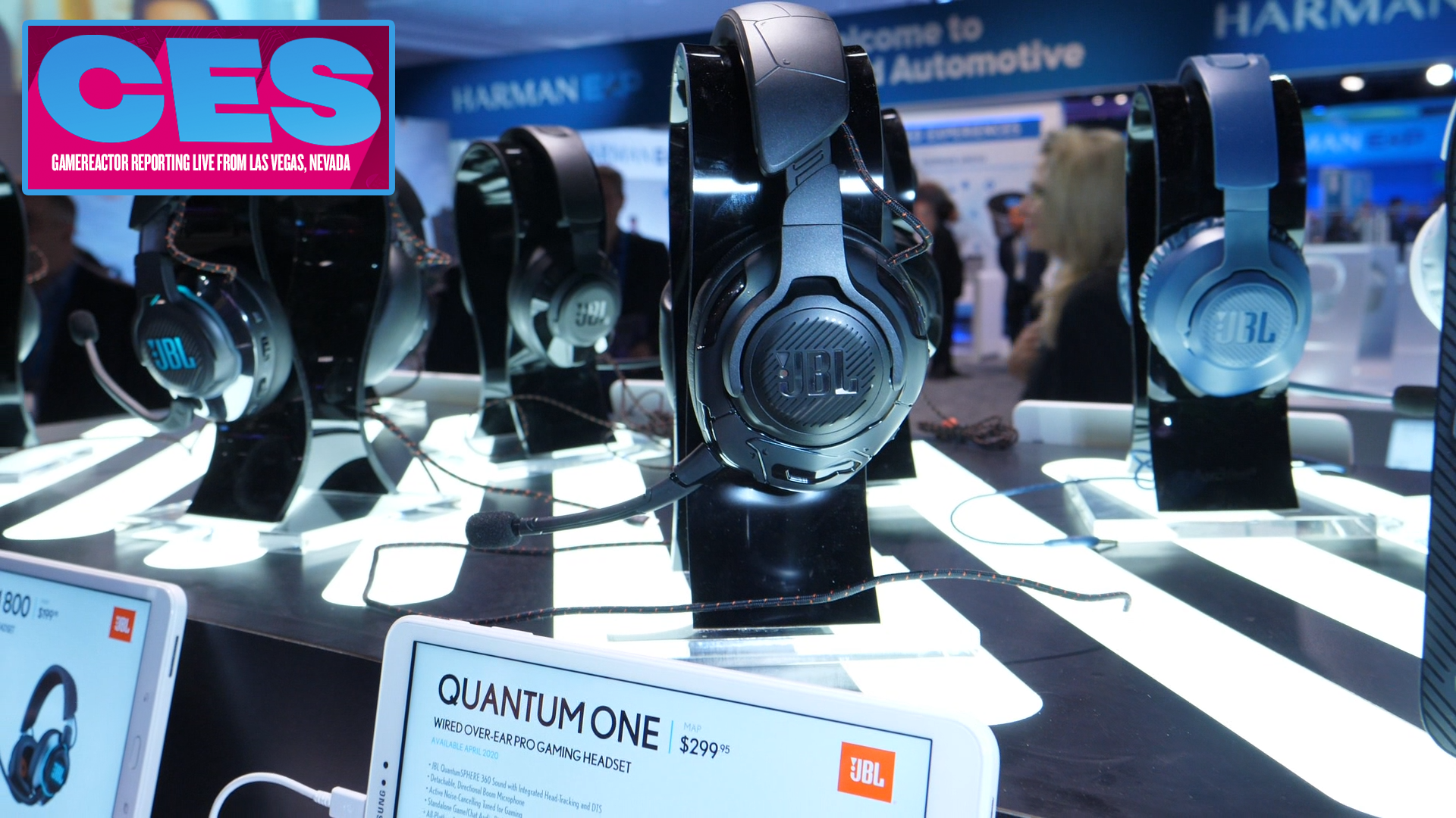 JBL runs us through their Quantum sound system - - Gamereactor