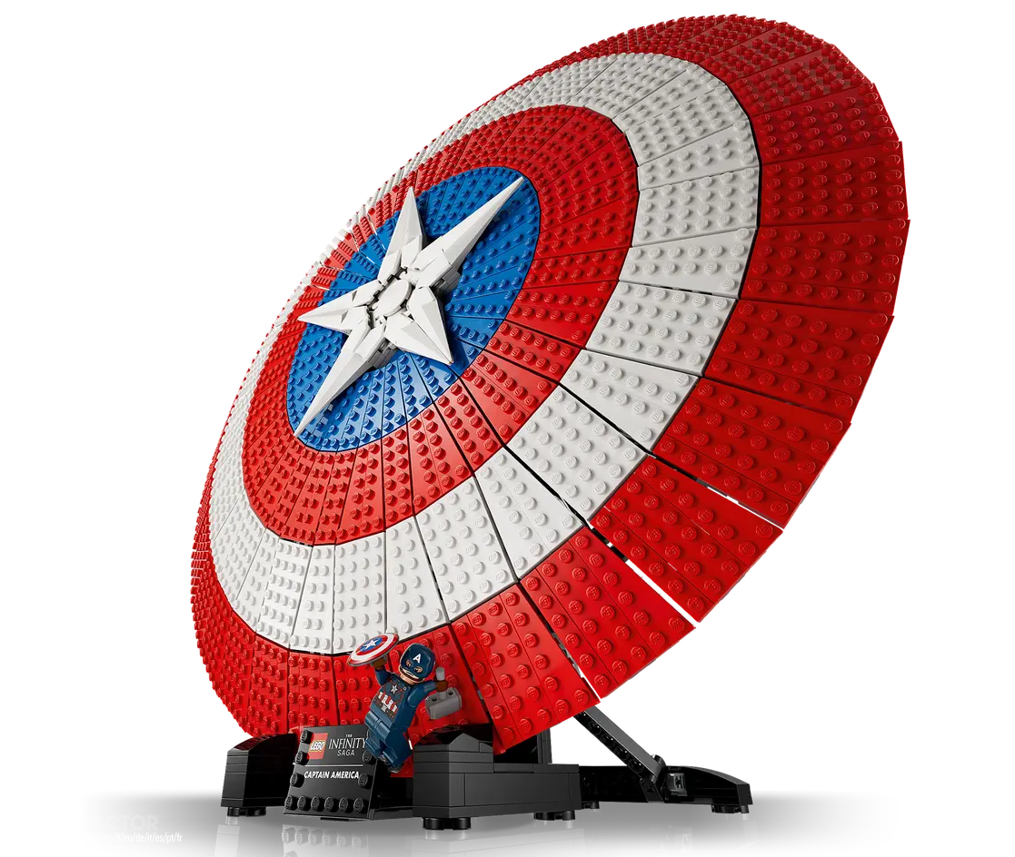 Captain America's shield released as a Lego building kit - - Gamereactor