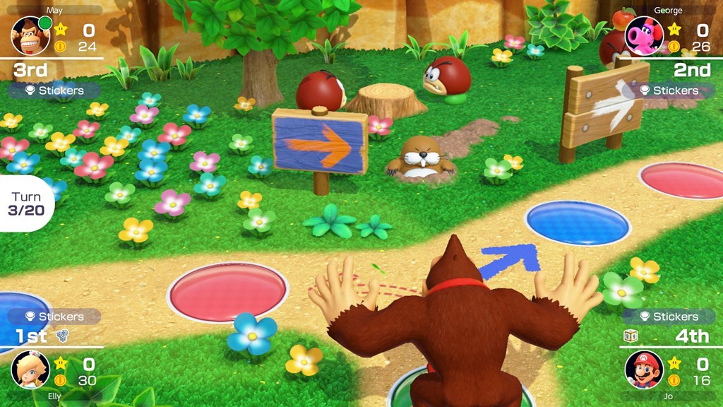 Mario Party Superstars has mini-games with stick rotating