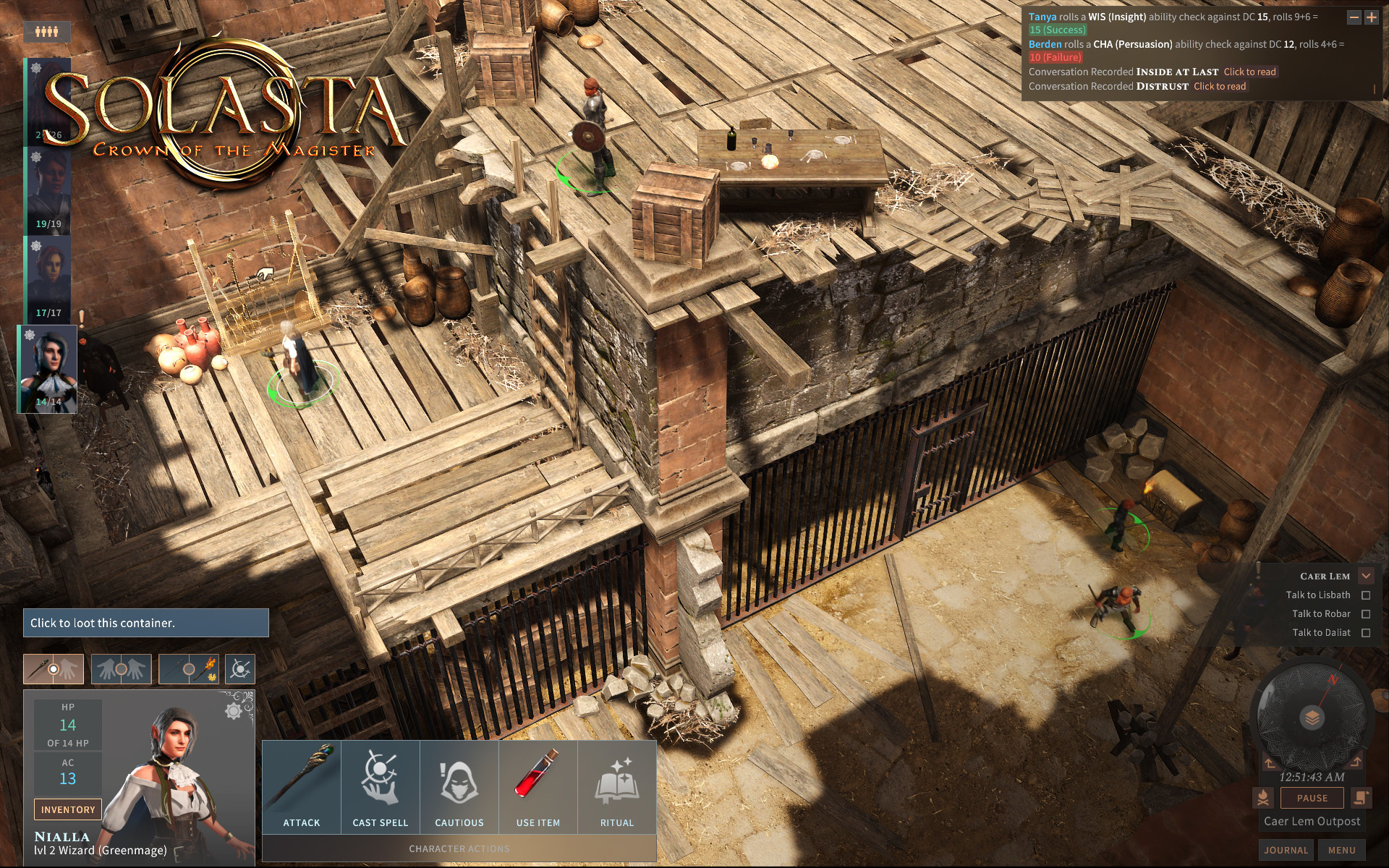 Solasta: Crown of the Magister Review - Gamereactor
