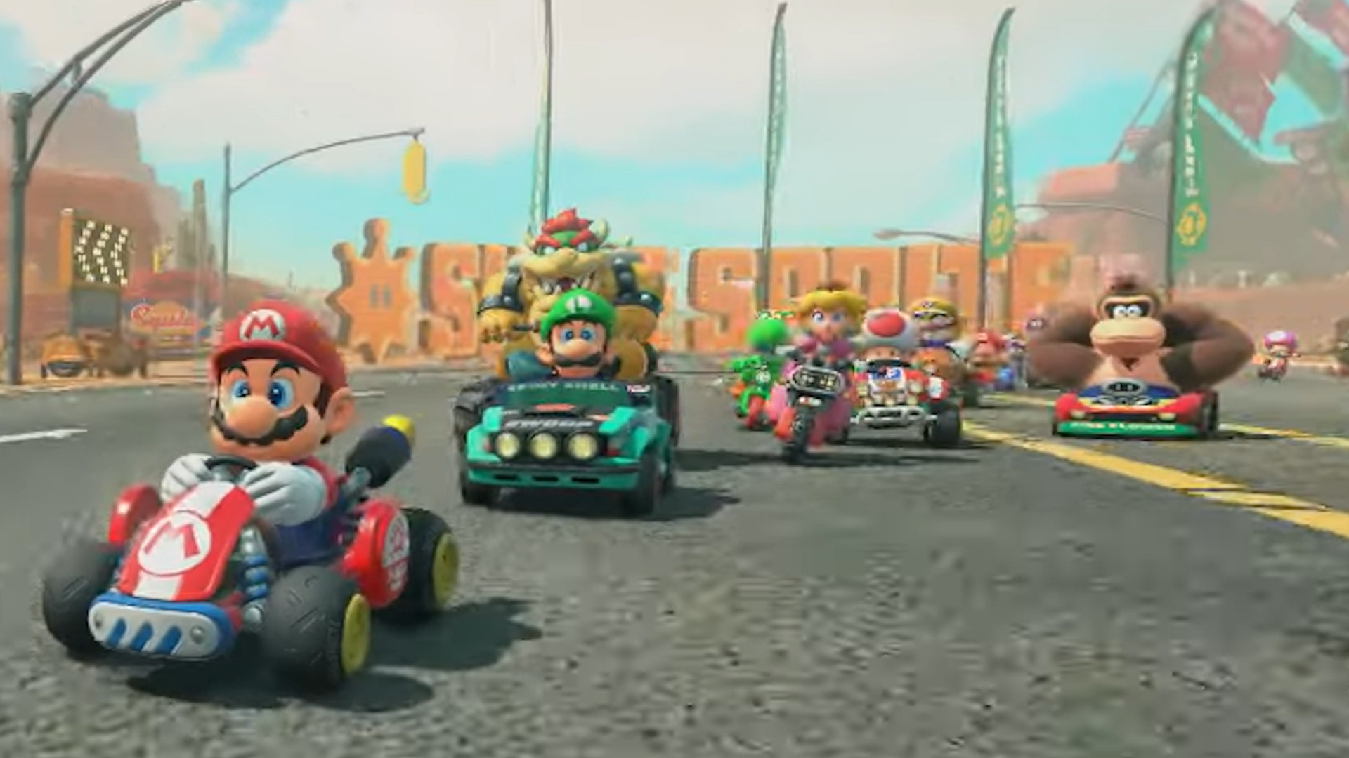 Donkey Kong Mario Kart 8