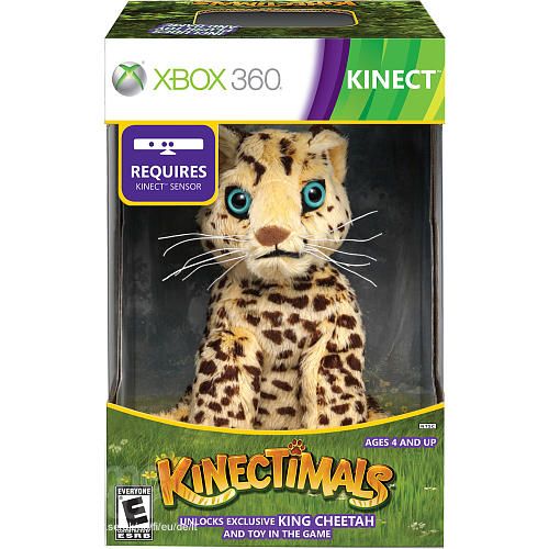 Stuffed toy with Kinectimals