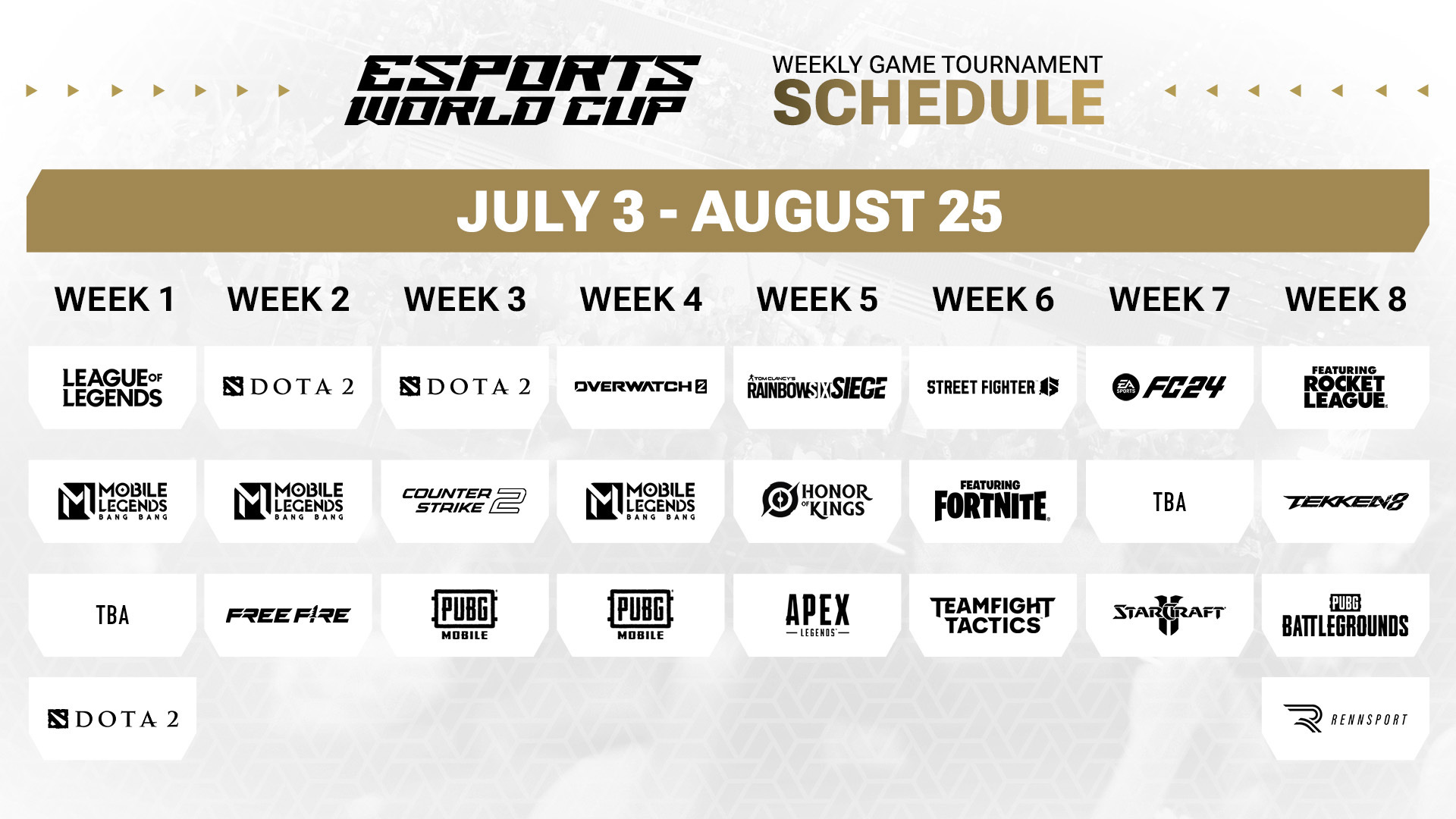 The Esports World Cup schedule has been revealed - - Gamereactor