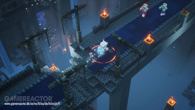 Frosty trailer lands for Minecraft Dungeons: Creeping Winter