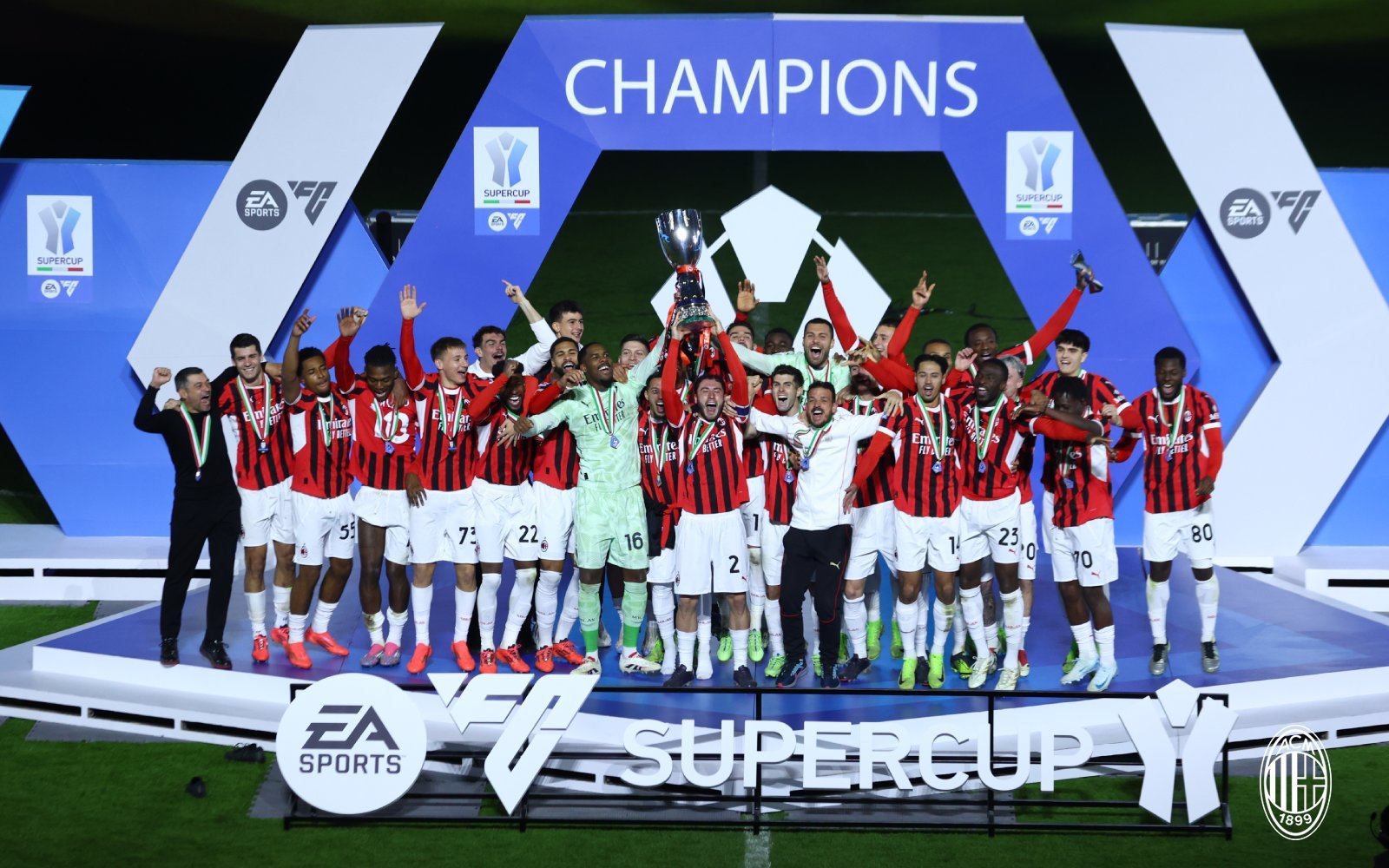 Milan comes back and beats inter 3-2 in the Supercoppa Italiana in ...