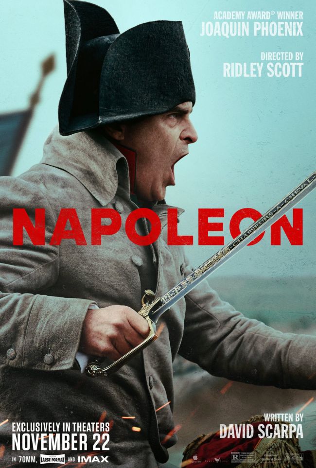 Napoleon already looks like a classic Ridley Scott historical epic