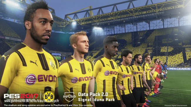 Watch PES 2017 gameplay at Anfield and Signal Iduna Park - Pro ...