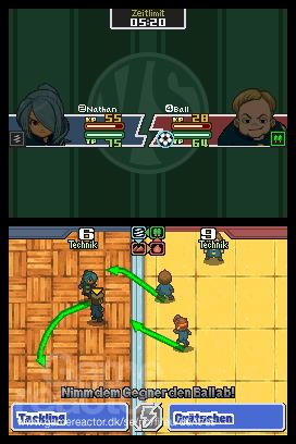 Inazuma Eleven Ds Gameplay