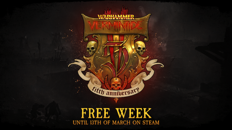 Warhammer: Vermintide 2 is free on Steam to celebrate its fifth anniversary