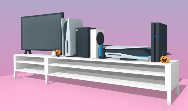 Here's a cute visual comparison of all the current console sizes ...