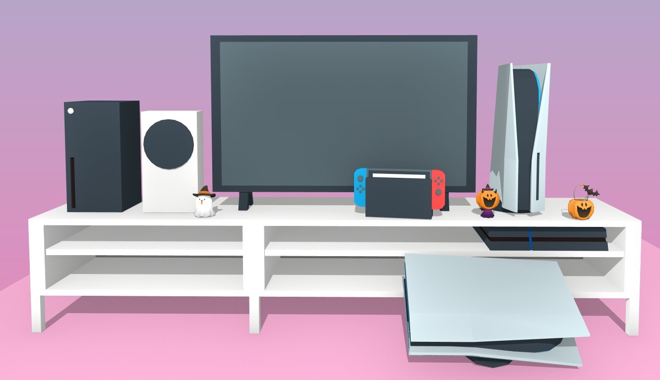 Here's a cute visual comparison of all the current console sizes ...