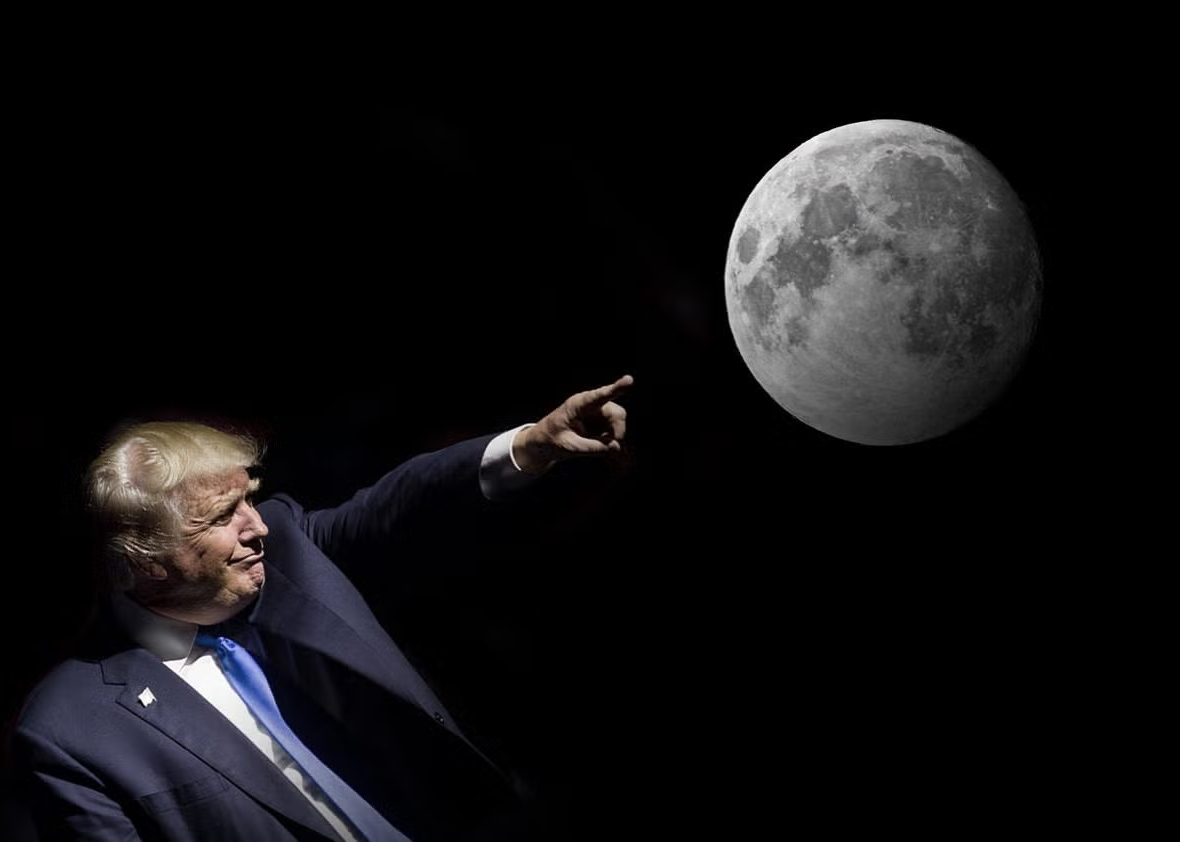 Trump's latest executive order looks beyond Earth: Moon landing by 2028 ...