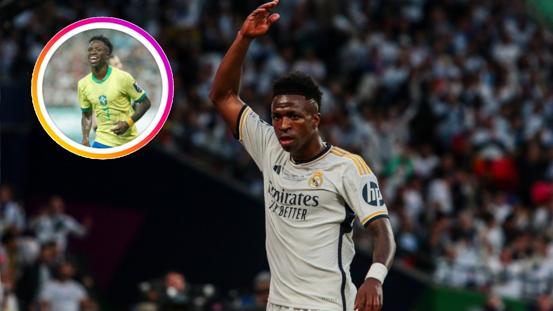 Vinícius Jr. changes Instagram profile picture after being booed at the ...