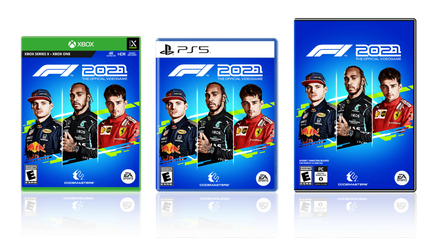 EA unveils the cover stars for F1 2021