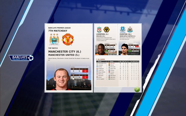 FIFA Manager 11 screens