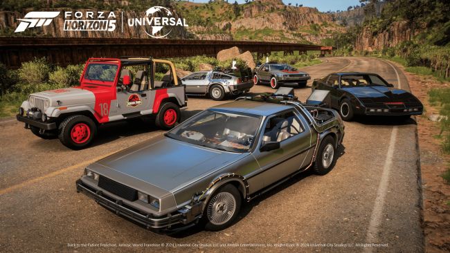 Forza Horizon 5 gets five really iconic Hollywood cars