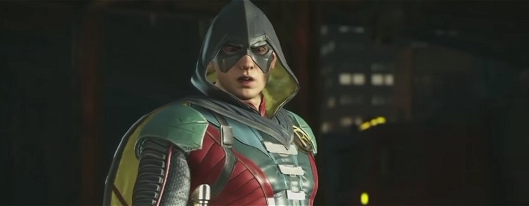 Injustice 2 gameplay shows Robin in action