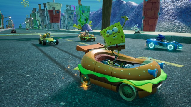 SpongeBob SquarePants has arrived in Sonic Racing: Crossworlds