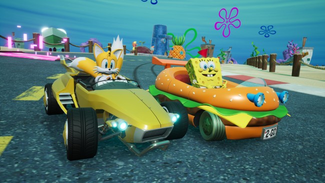 SpongeBob SquarePants has arrived in Sonic Racing: Crossworlds