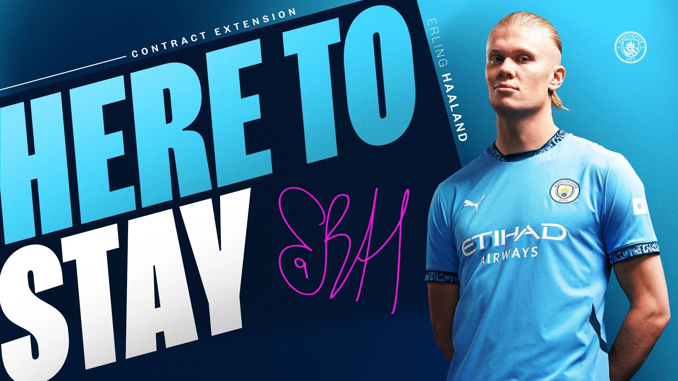 Erling Haaland signs 10-year contract extension with Manchester City until 2034 - - Gamereactor