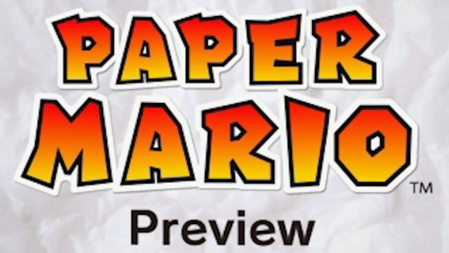 Never before seen Paper Mario 3DS trailer leaks online - Paper Mario ...