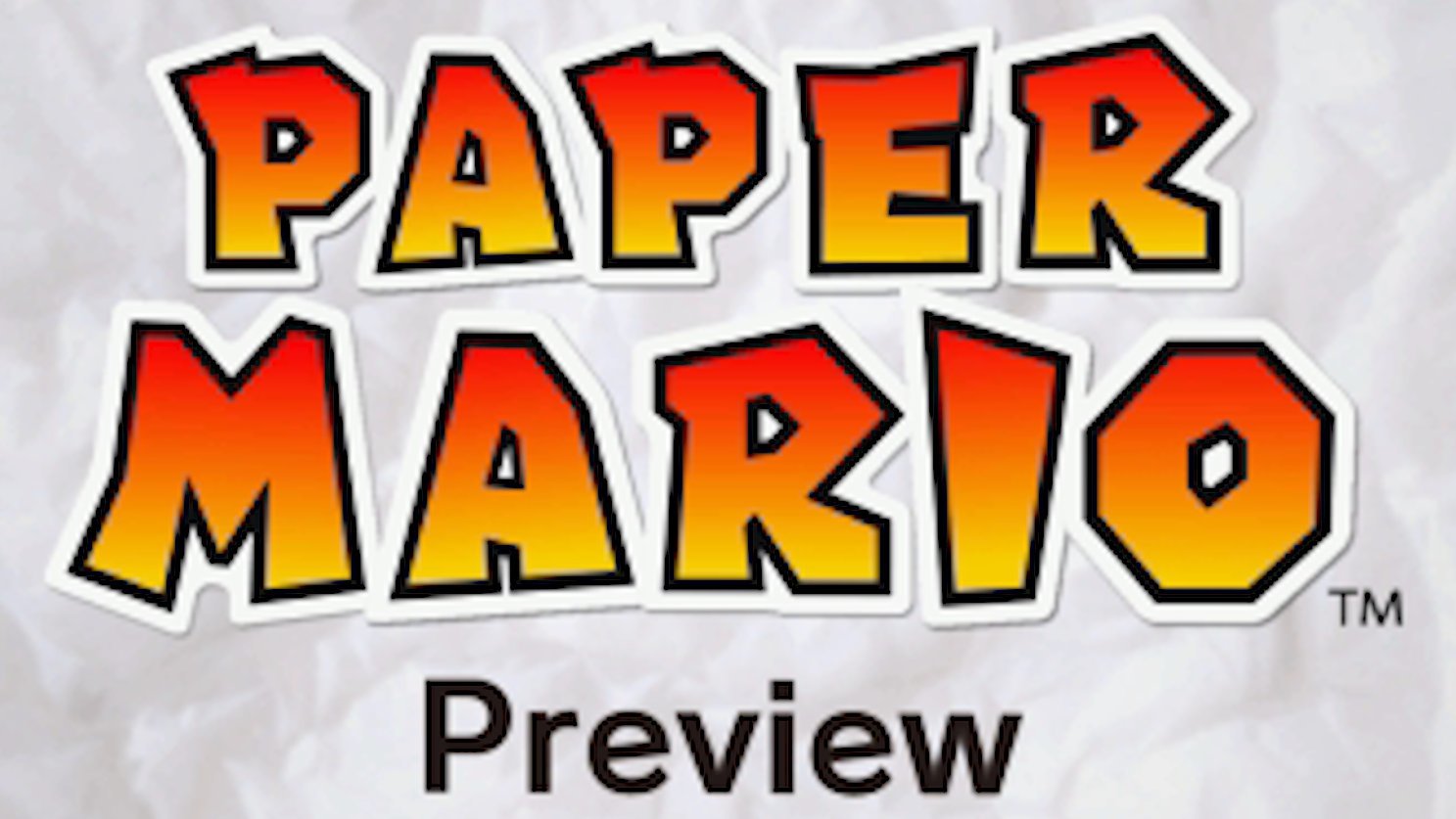 Never before seen Paper Mario 3DS trailer leaks online - Paper Mario ...