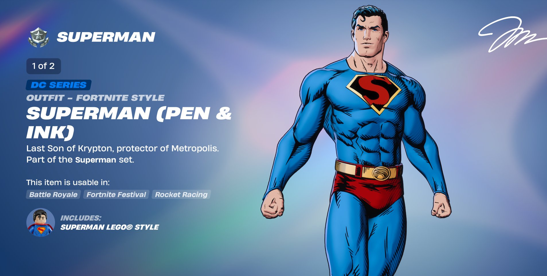 Superman is getting a classic cartoon incarnation in Fortnite