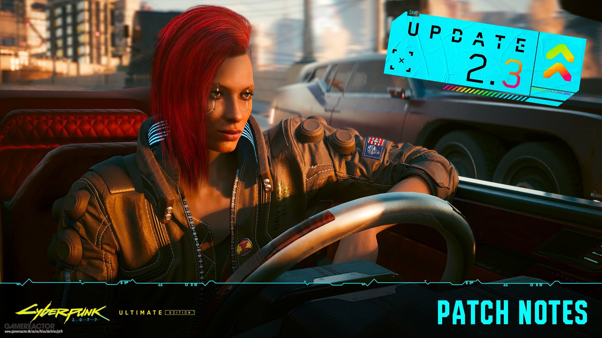 CD Projekt RED announces Update 2.3 for Cyberpunk 2077 to be released tomorrow