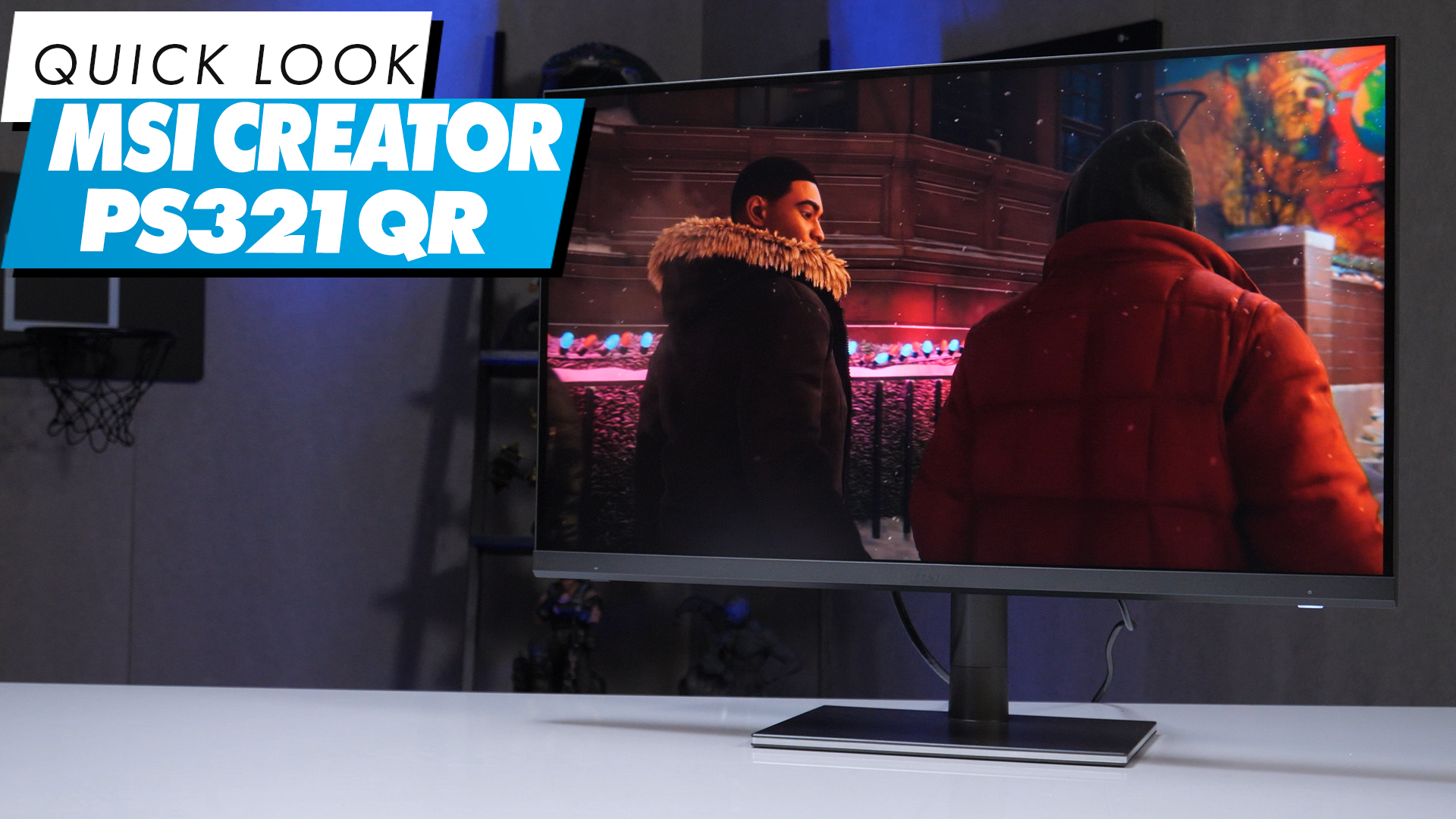 Here are our first thoughts on the MSI Creator PS321QR - - Gamereactor