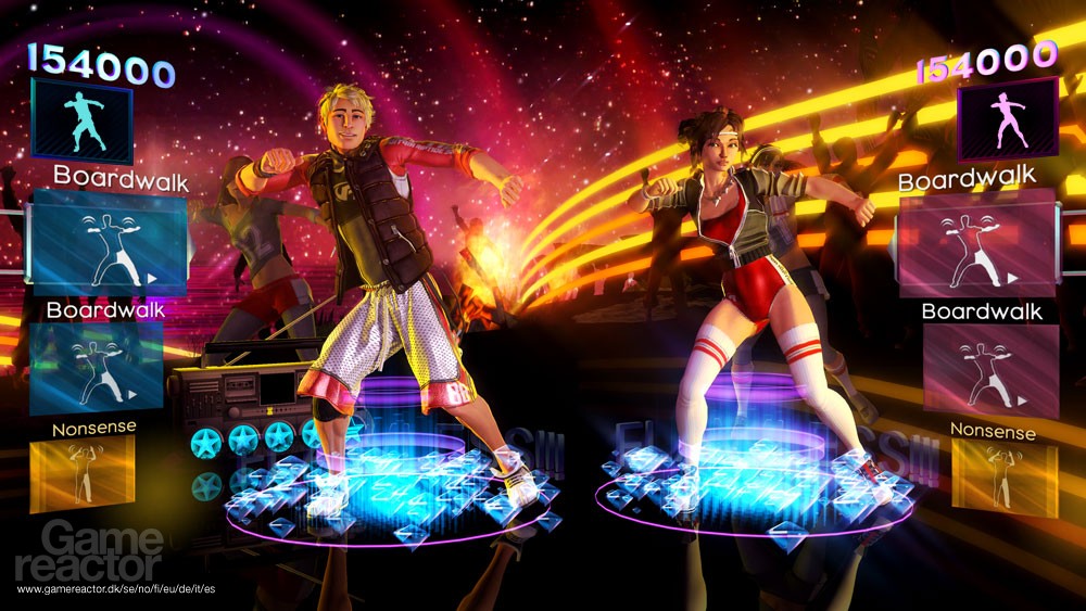 Dance Central 2 trailer, screens