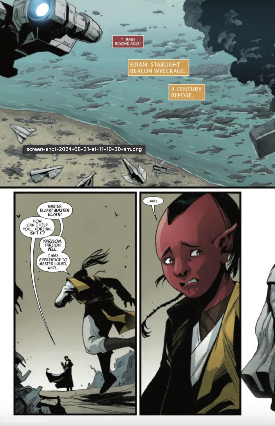 The Acolyte prologue now available as a comic book