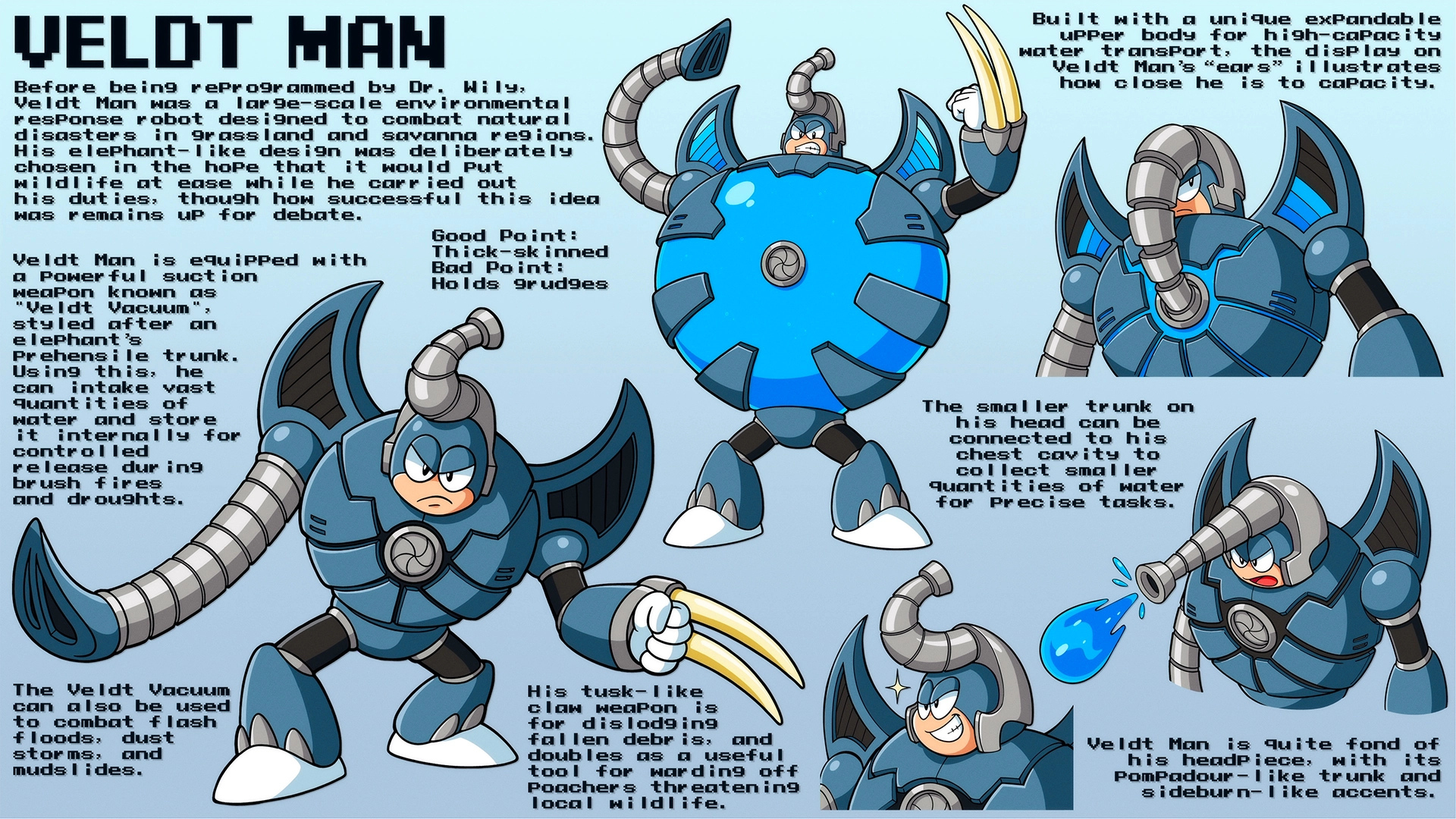 Fan-created Mega Man bosses ready for voting - Mega Man: Dual Override ...