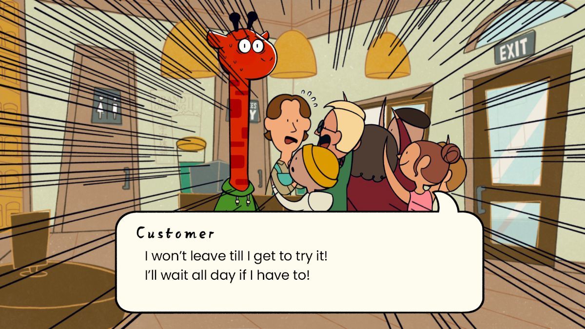 A Week in the Life of Asocial Giraffe Demo Preview: Anxiety Simulator ...
