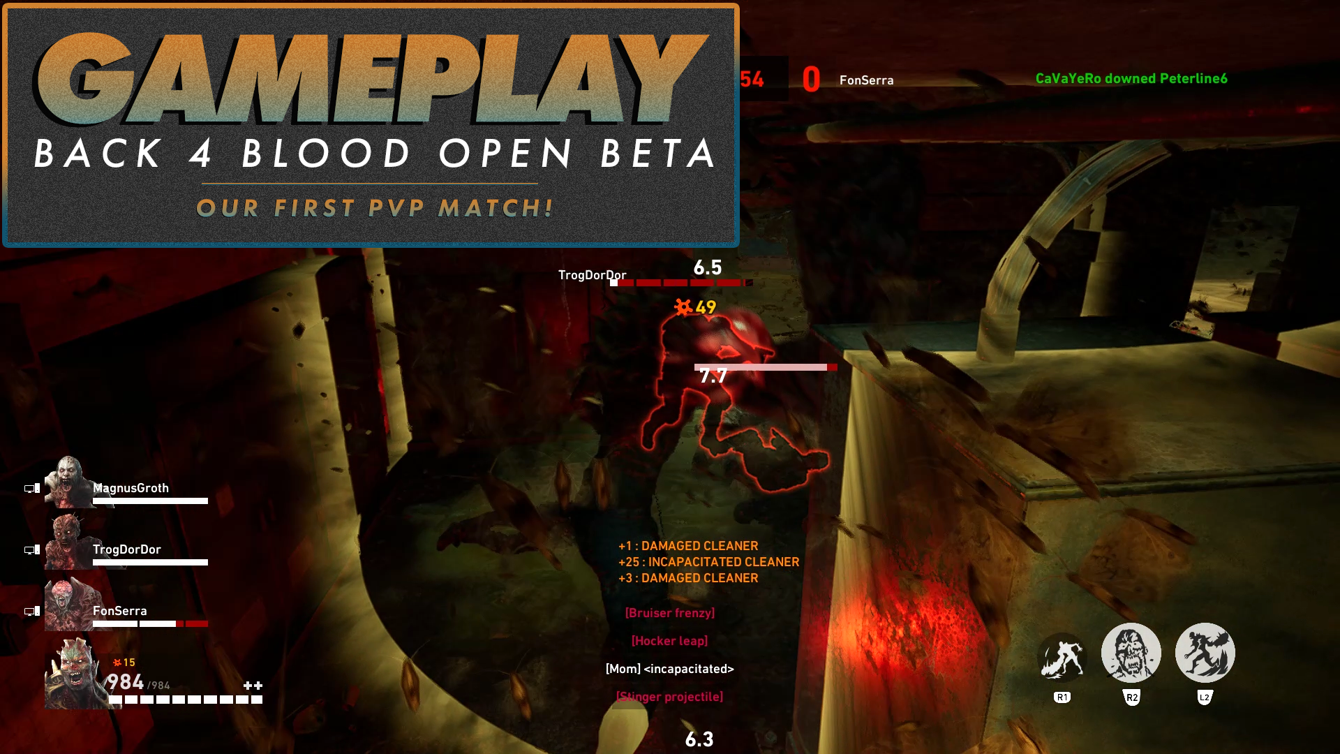 Check out our footage from the Back 4 Blood beta