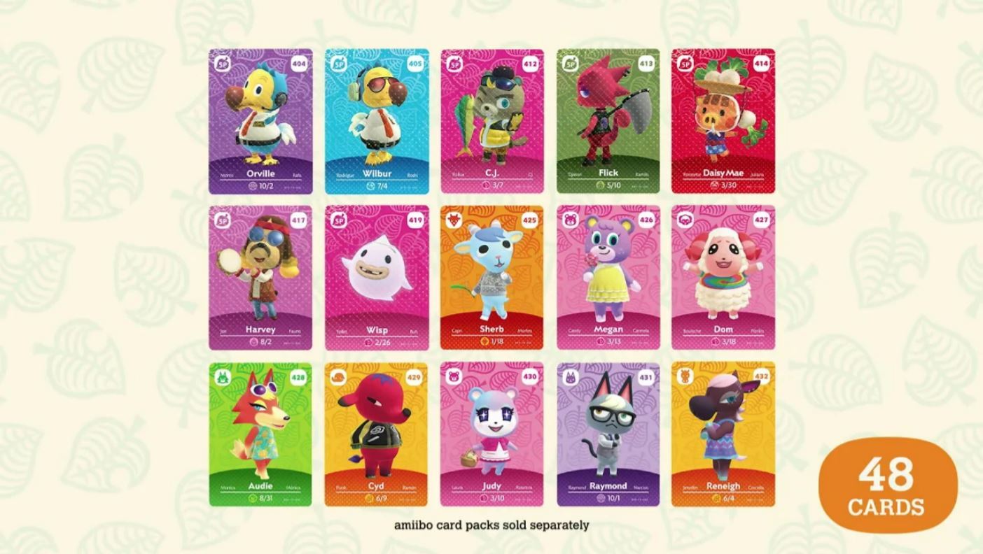 Animal Crossing Series 5 Amiibo cards will be released in November ...