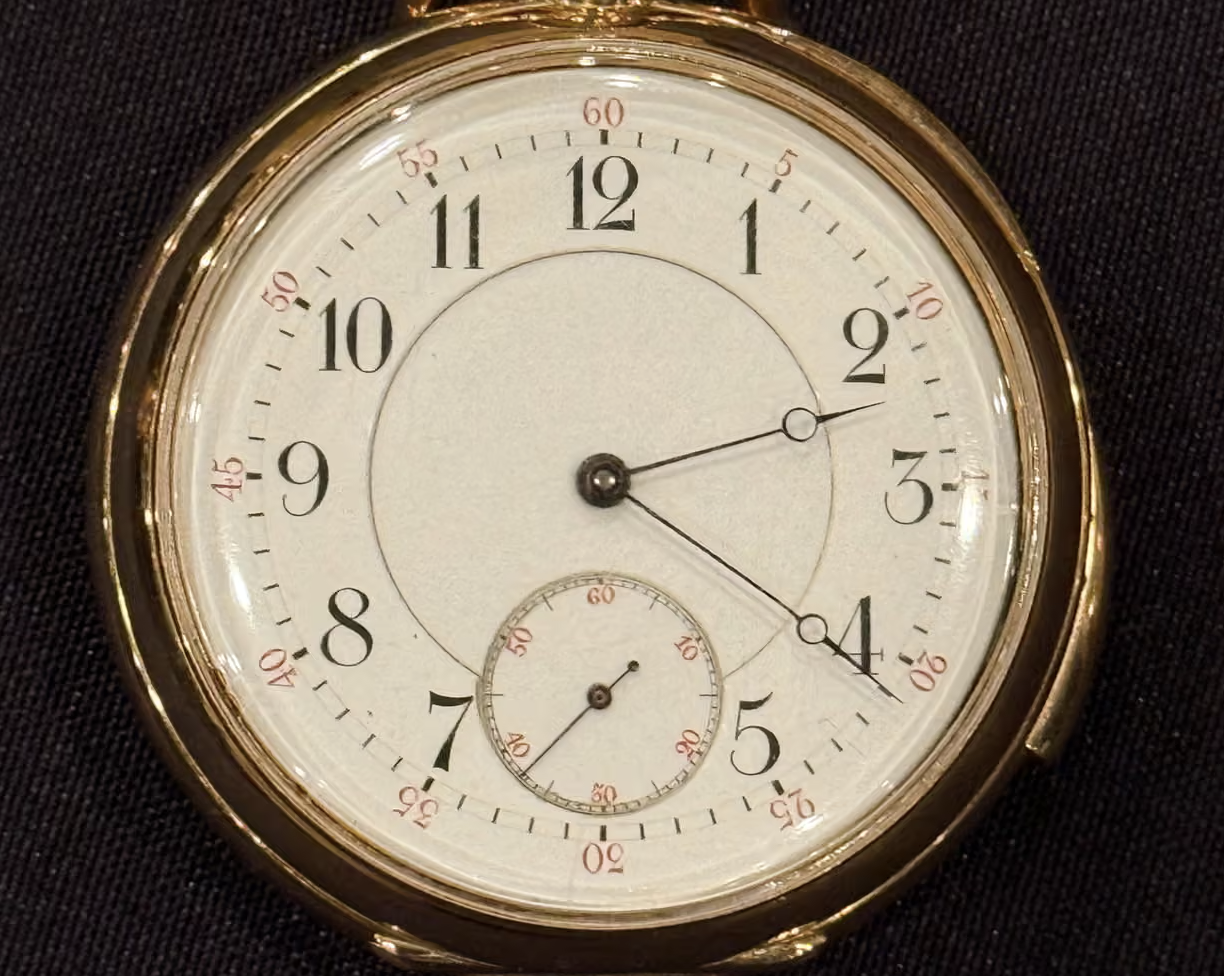 Titanic passenger's gold pocket watch sells for 2 million euros, a new ...