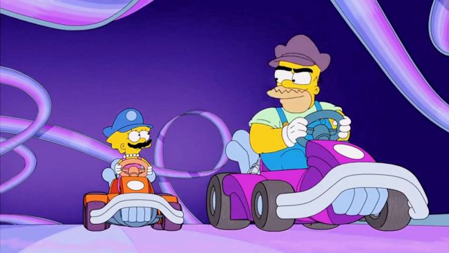 The Simpsons has a fun Mario Kart tribute in the latest episode ...