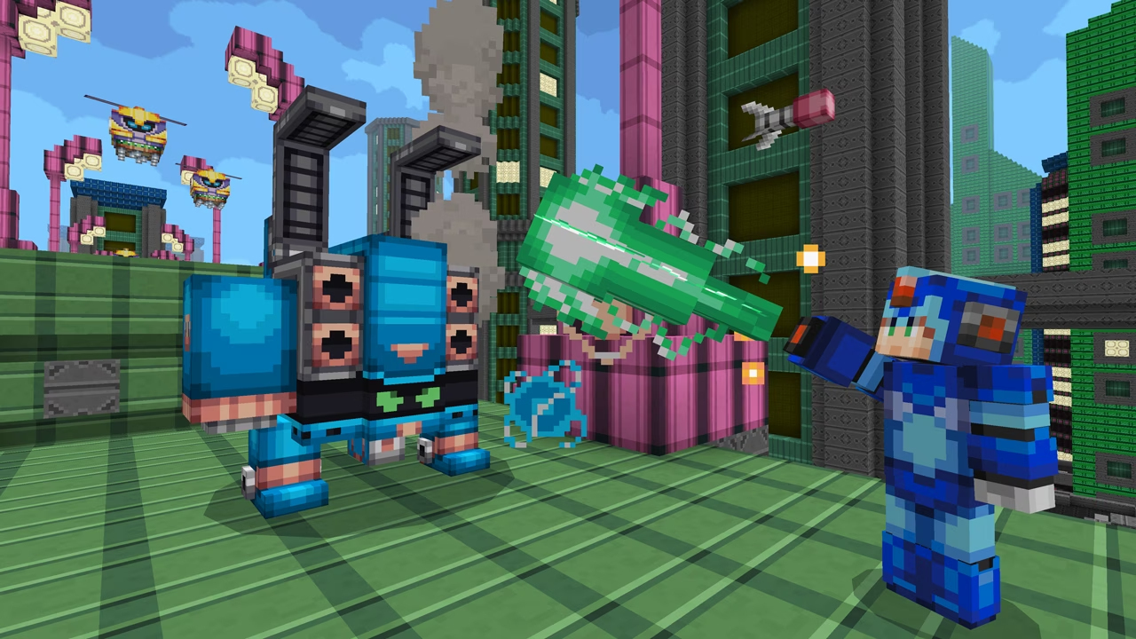 Minecraft gets an official visit from Mega Man X