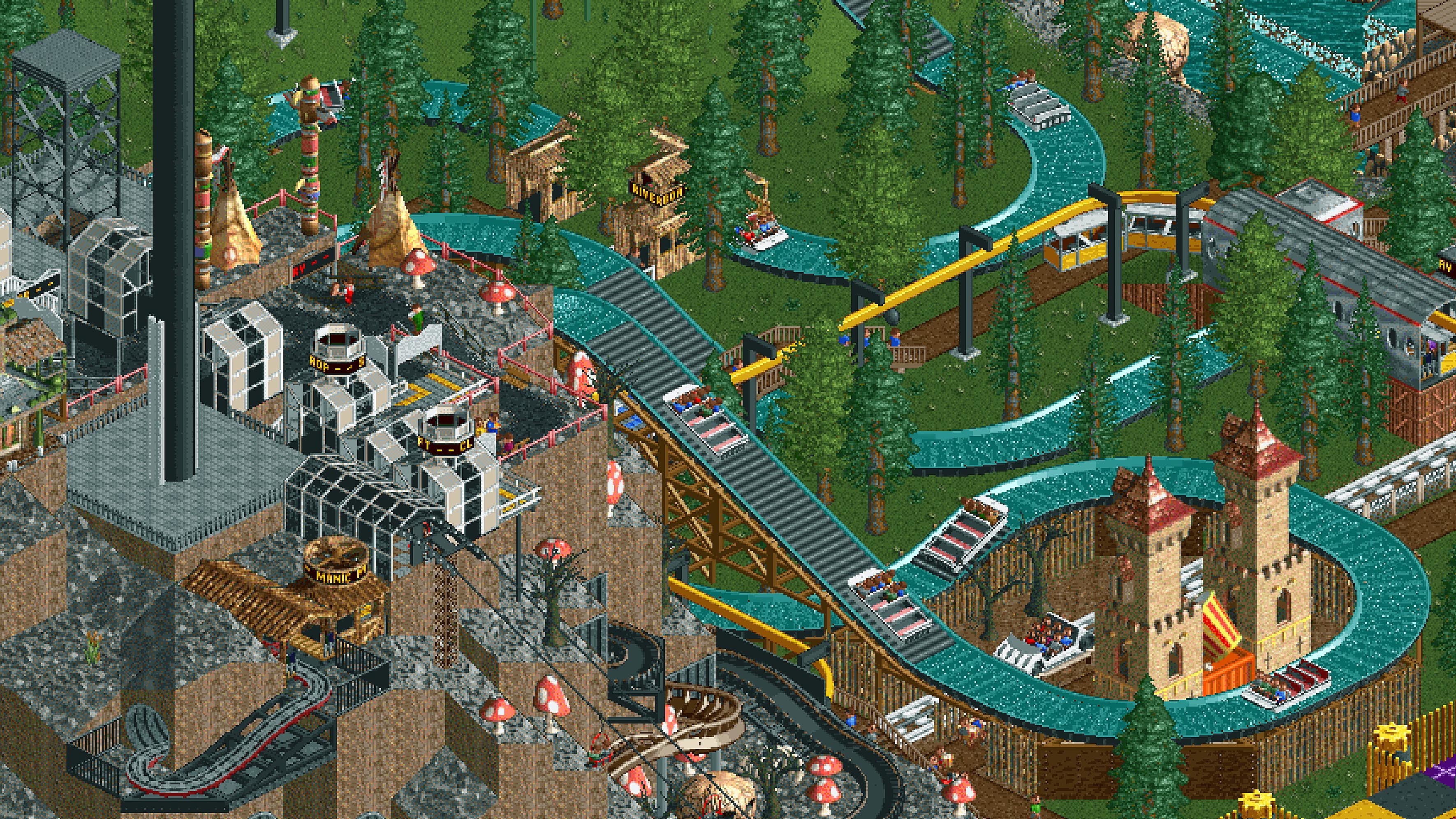 RollerCoaster Tycoon Classic has been announced for the Nintendo Switch - Rollercoaster Tycoon ...