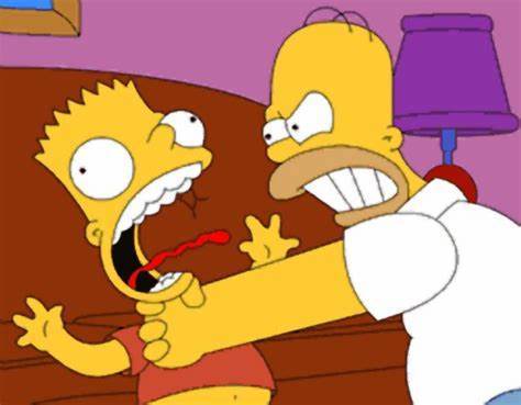 The Simpsons retires its long running strangulation gag
