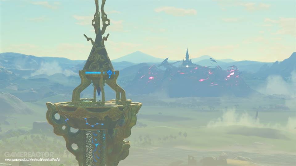 Check out the paraglider in The Legend of Zelda: Breath of the Wild