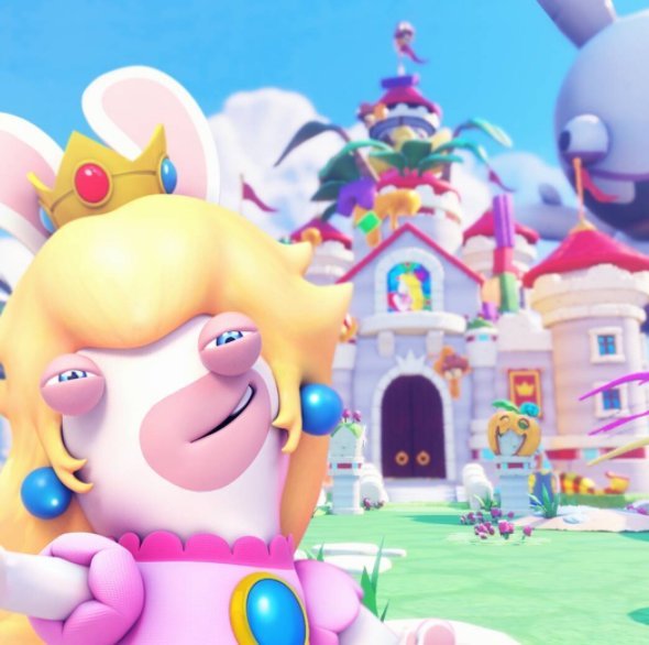 Rabbid Peach has hijacked the Rabbids Instagram - Mario + Rabbids ...