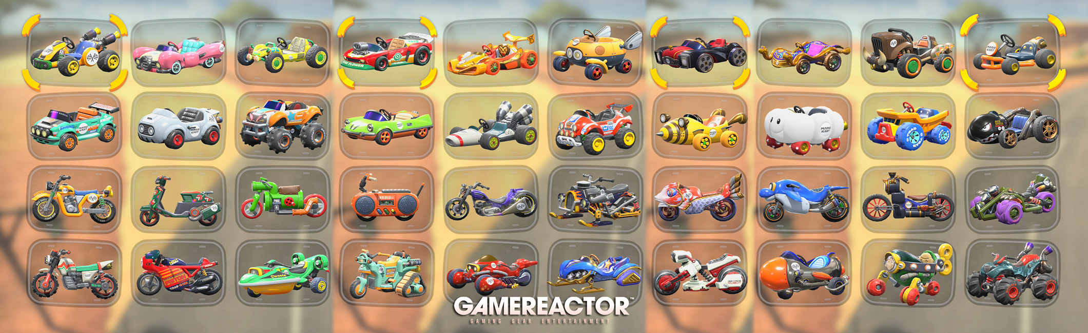 Mario Kart World: A Guide to Unlocking all the 40 vehicles