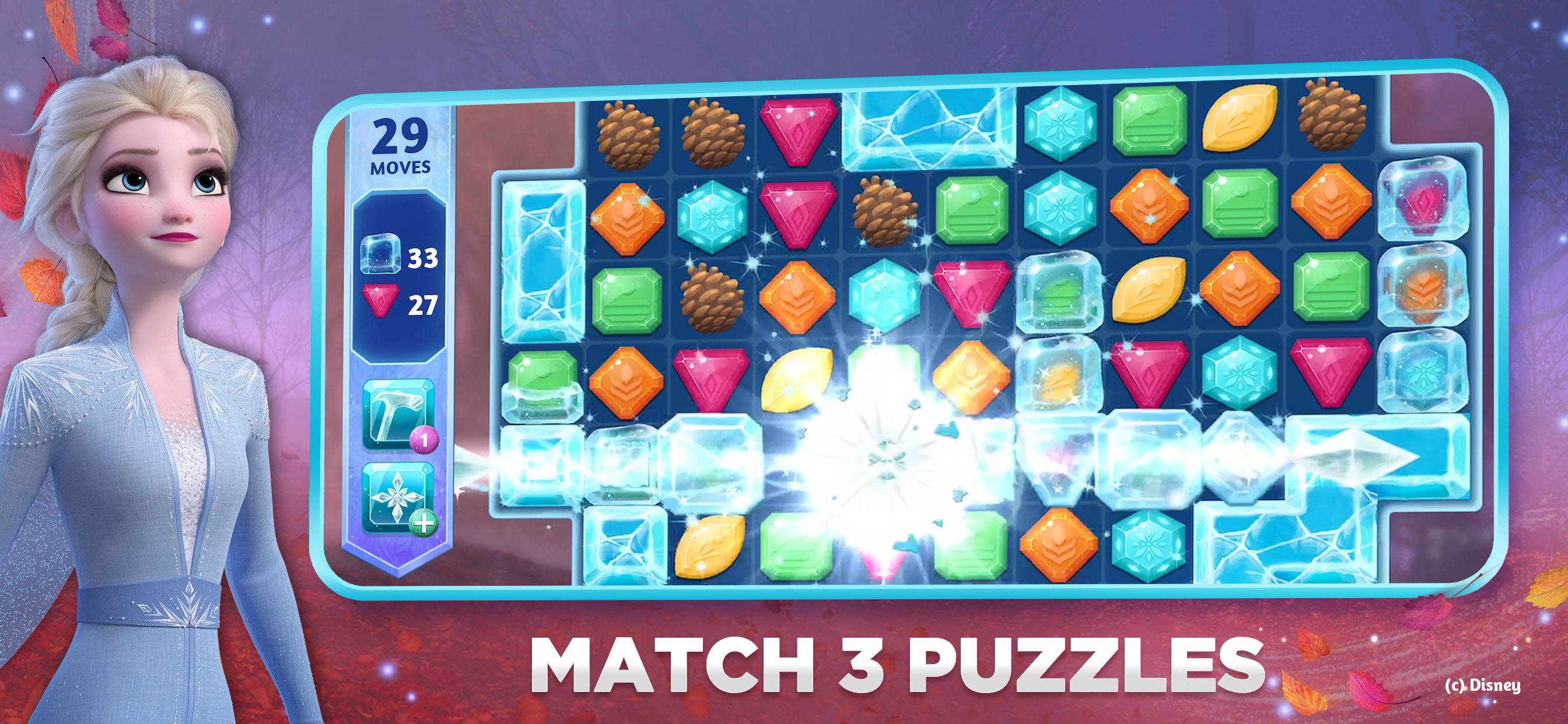 Disney Frozen Adventures mobile game is here