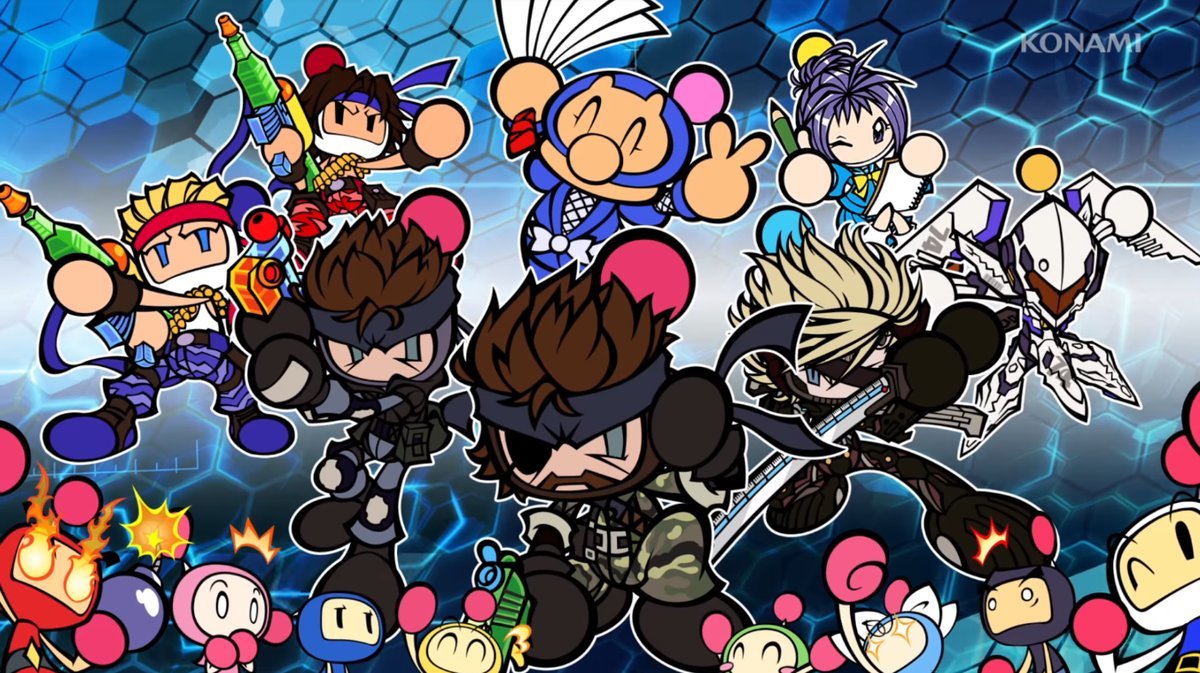 Solid Snake has arrived to Super Bomberman R