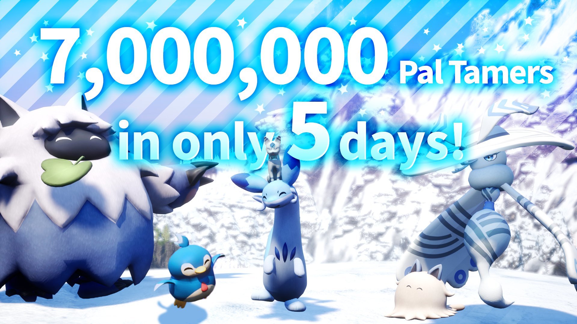 Palworld hits 7 million sold copies, reaches second on Steam all-time ...