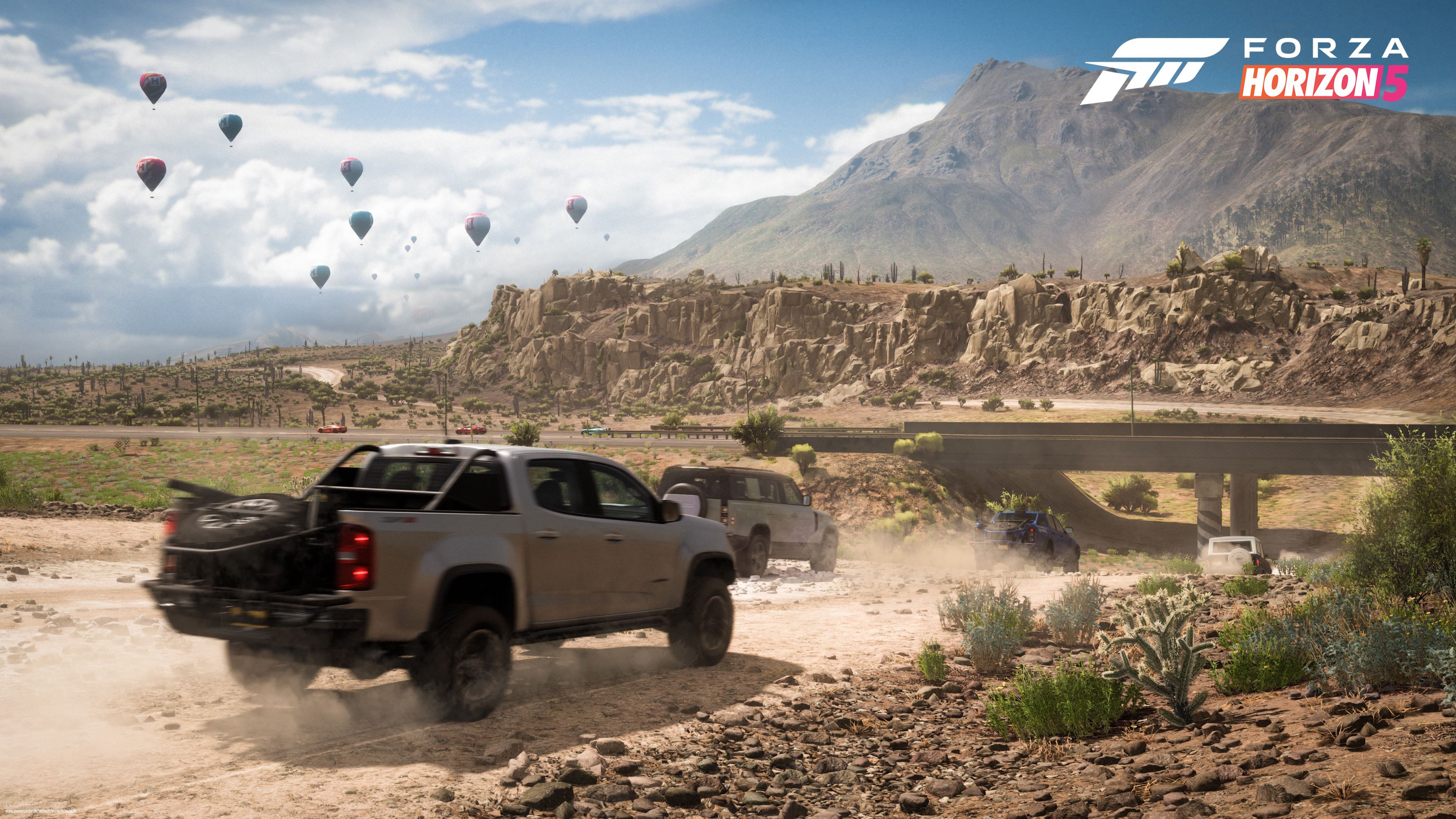 You can drive into hurricanes and sandstorms in Forza Horizon 5