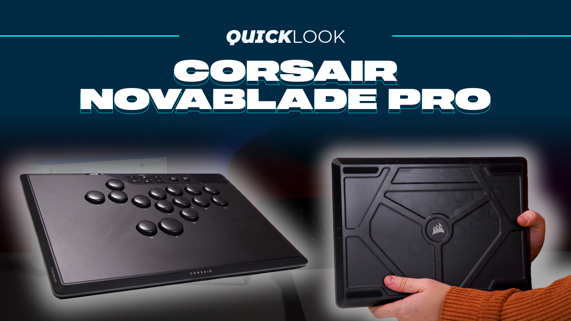 The Corsair Novablade Pro is a dynamic, customisable fighting game ...